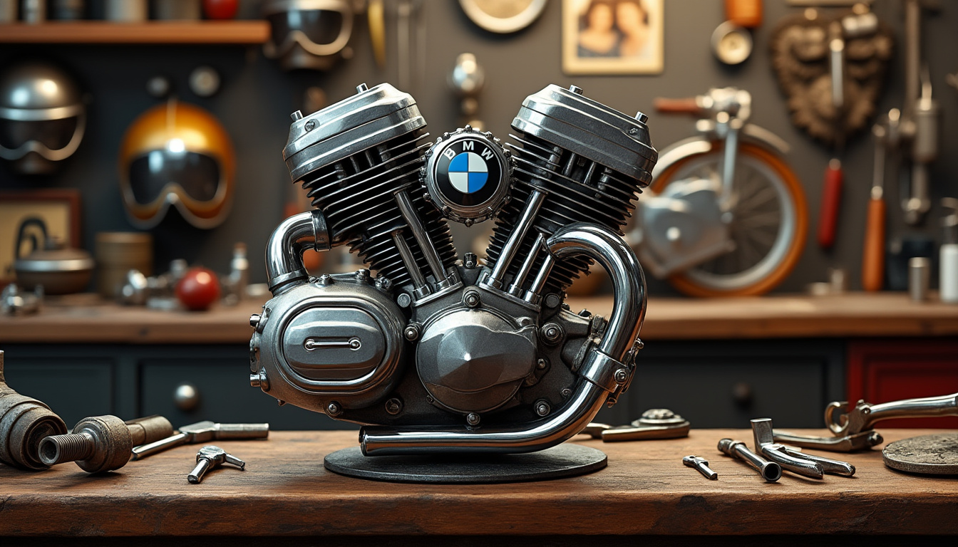CBNMotor presents a tribute to BMW's boxer engine: a retro replica that ...