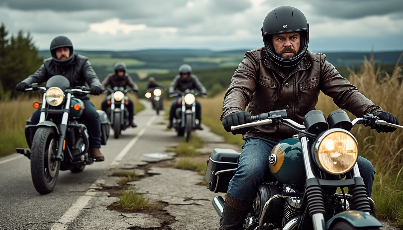 La fédération des motards en colère alerte sur l'état dégradé des ...