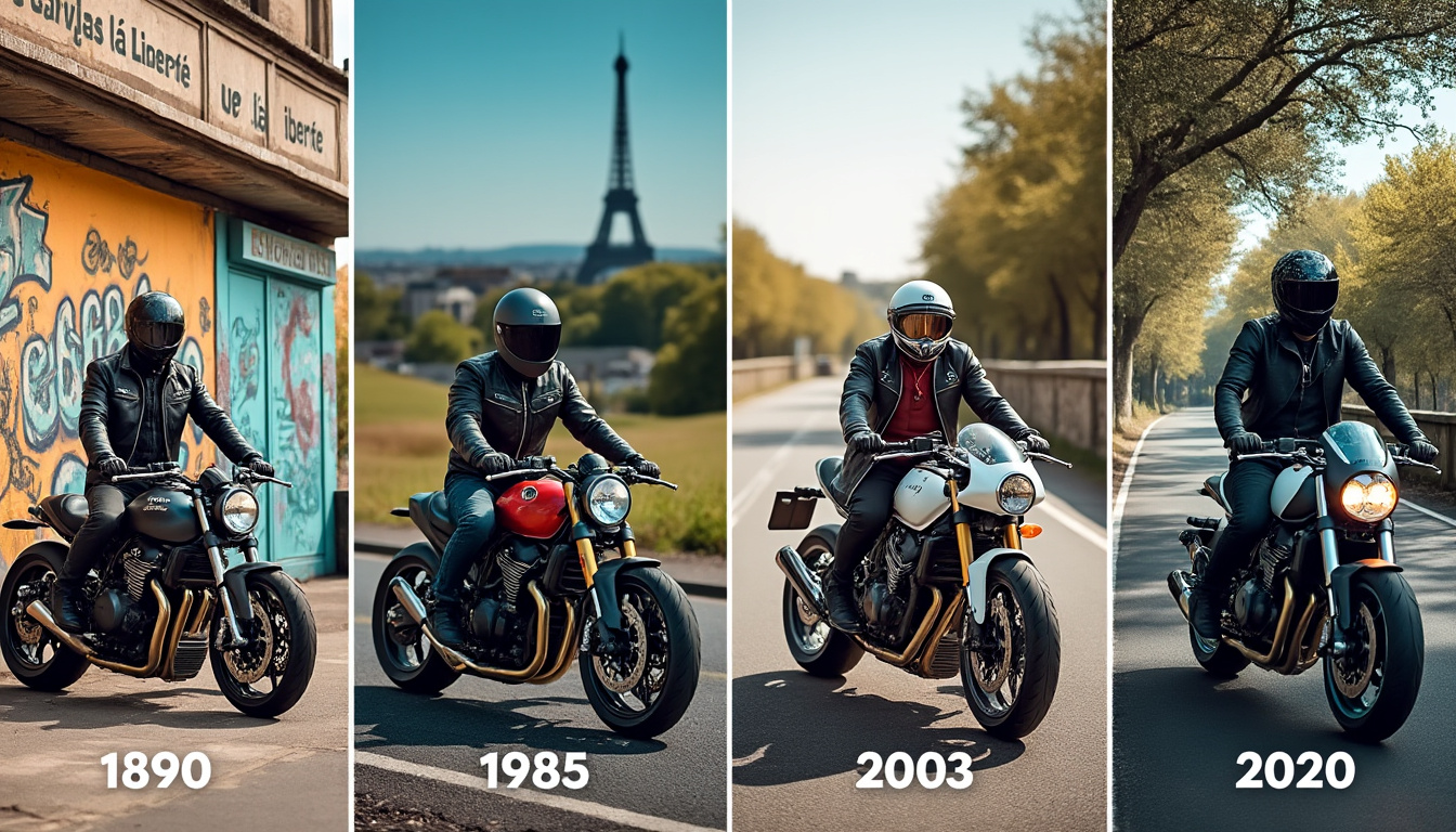 Forty years of evolution of the motorcycling movement in France ...