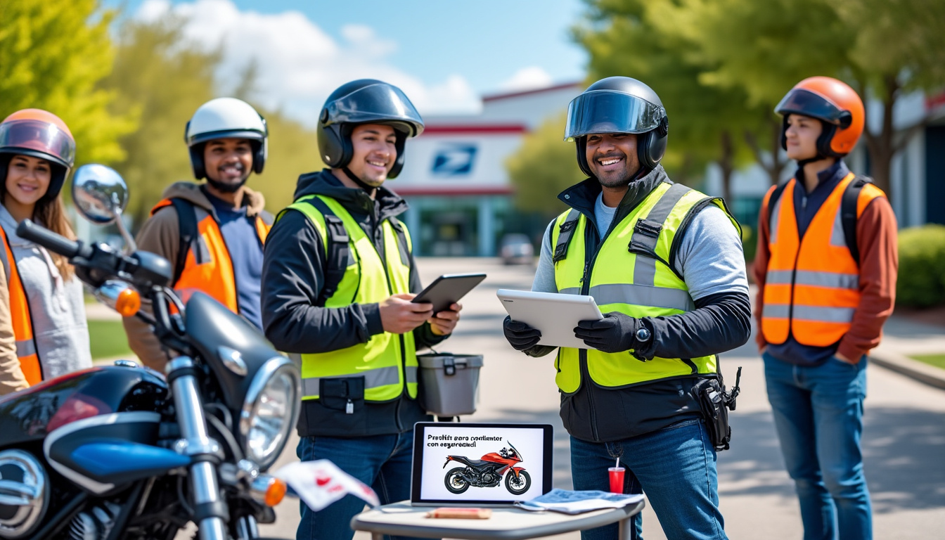 Comment s'inscrire facilement au code moto de La Poste