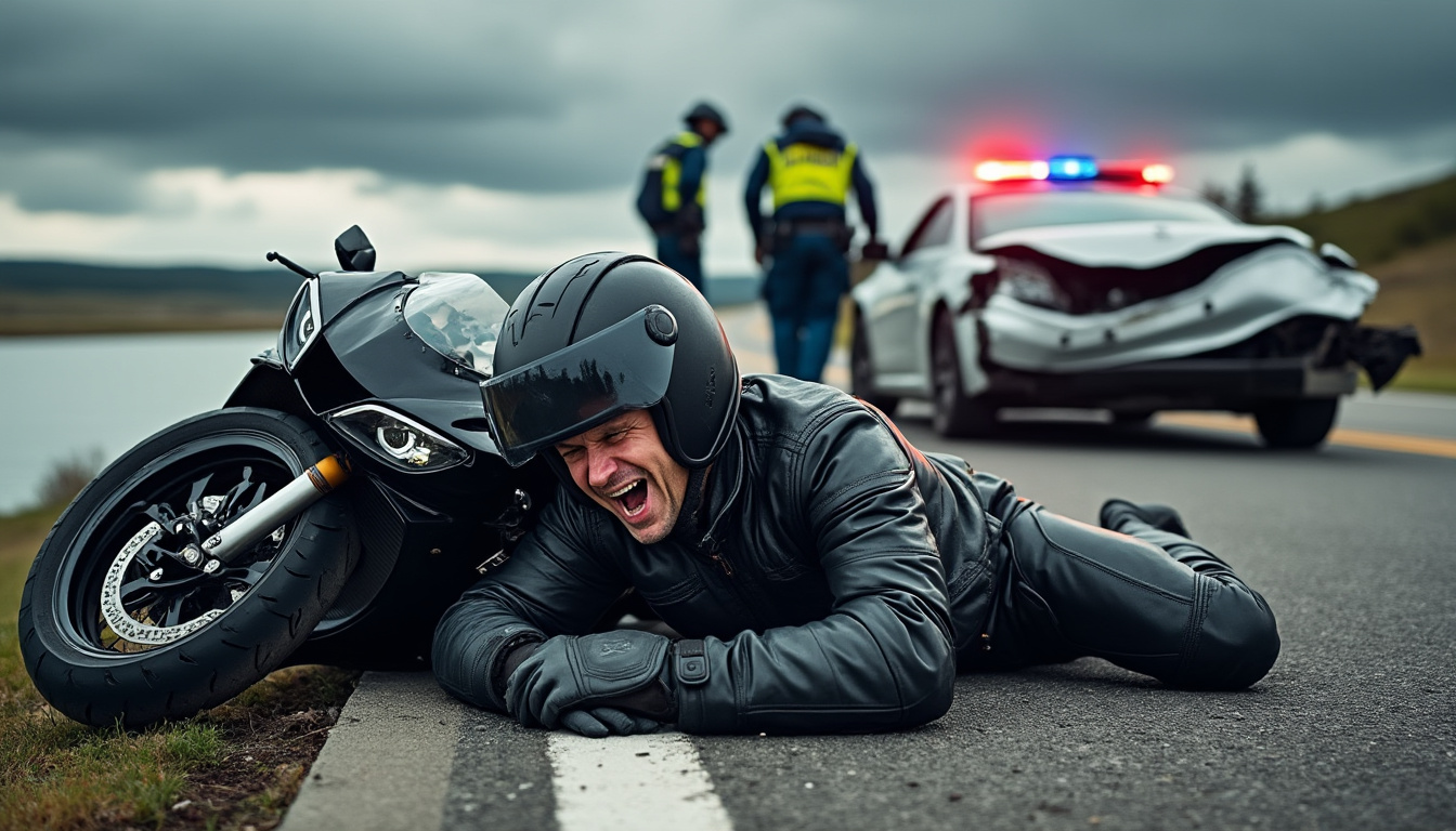 A motorcyclist was the victim of a serious collision with a car in the ...