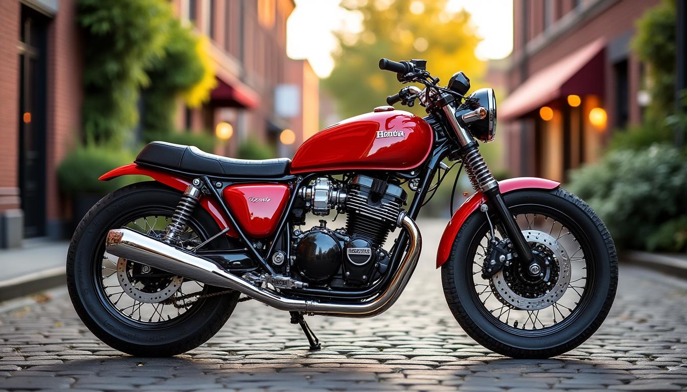 Honda dévoile une version personnalisée de sa nouvelle moto rétro ...