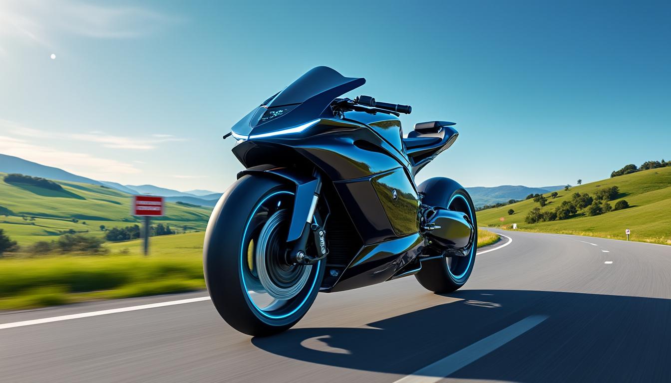 Découvrez cette moto électrique, alliant design et performance, à un ...