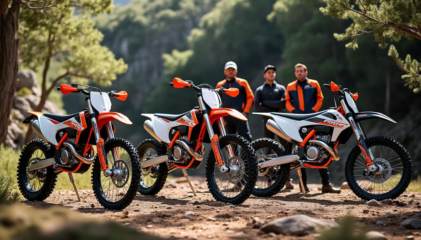 KTM dévoile et perfectionne sa nouvelle gamme enduro - Motard En Balade