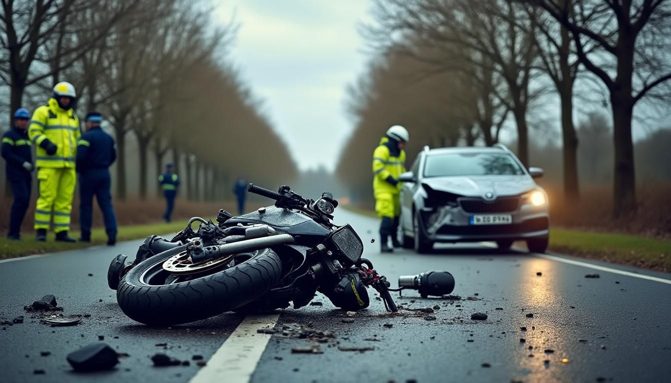 Tragique accident dans le Pas-de-Calais : un motard de 63 ans trouve la ...